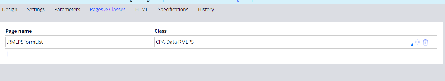 Cannot display data class section as embedded section to work class section in UI form | Support ...